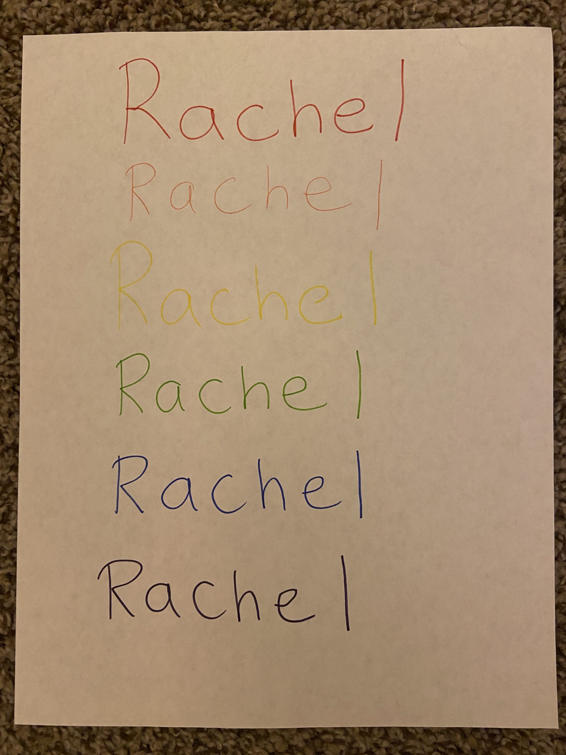 How to Teach Your Child to Write Their Name - Experienced Mommy
